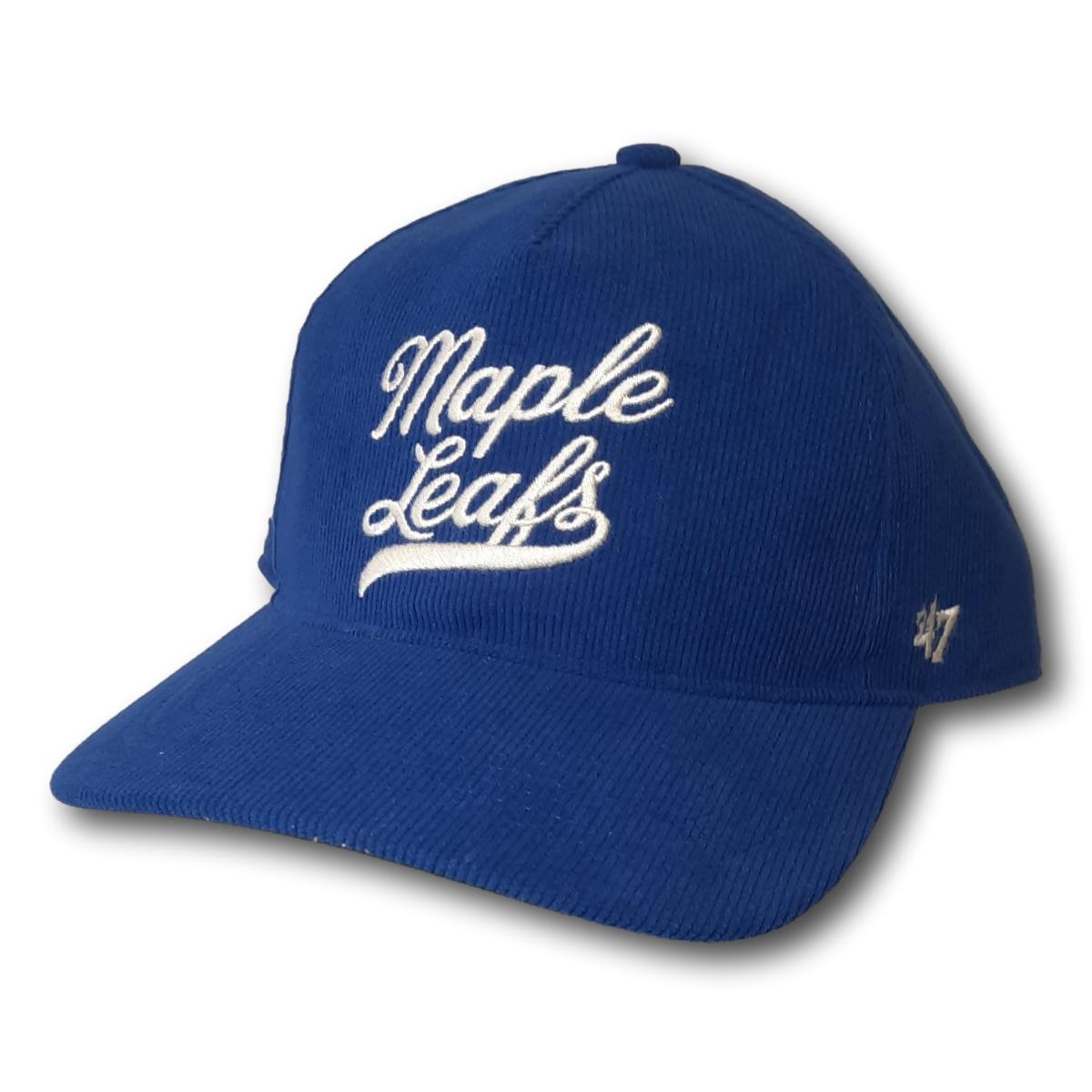 Toronto Maple Leafs Corduroy Ball Cap :: BeauChapeau Hat Shop