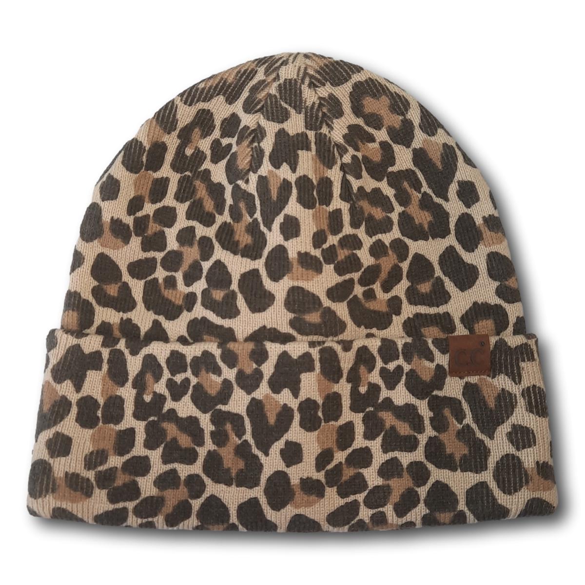 Leopard Print Toque :: BeauChapeau Hat Shop