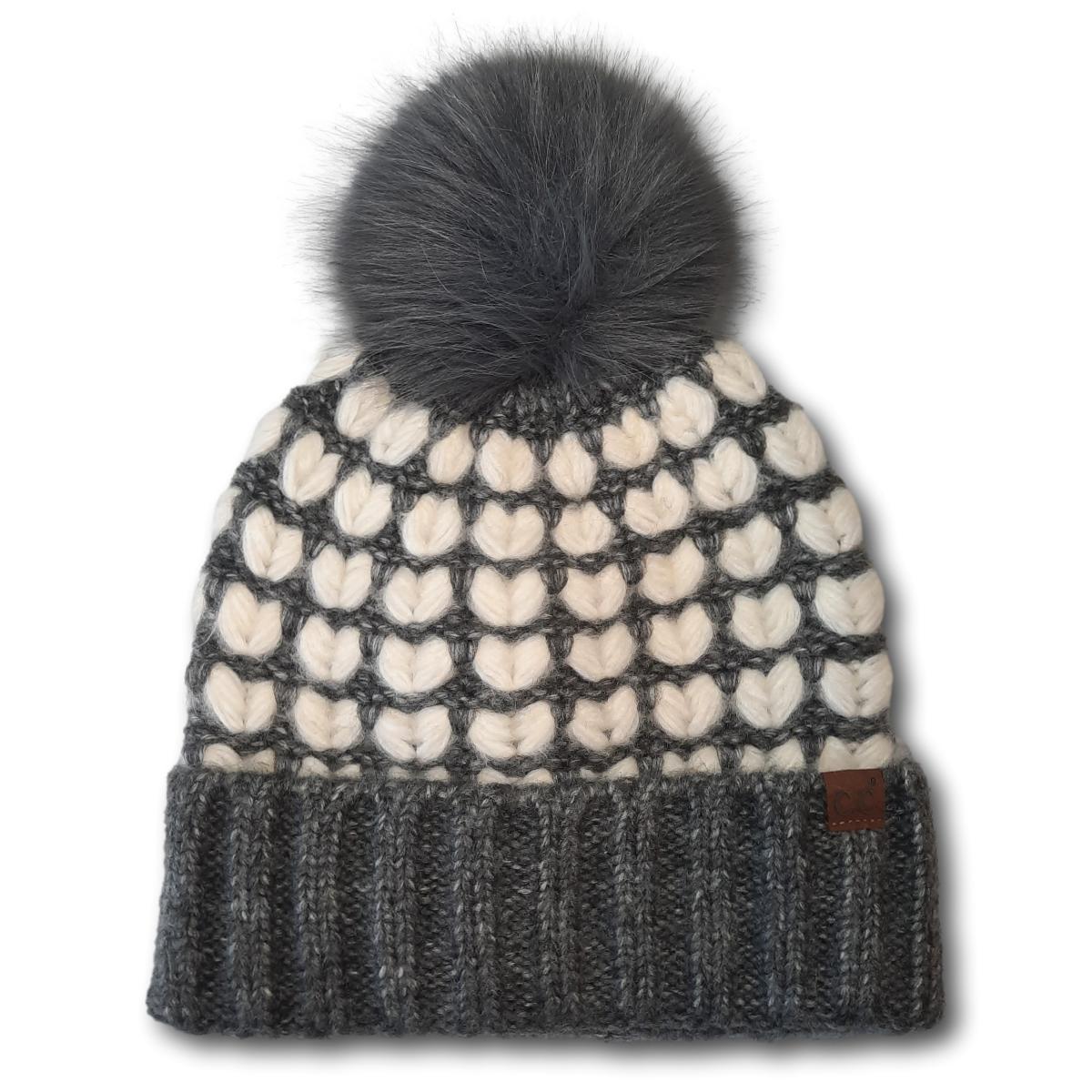 Heart Printed Toque :: BeauChapeau Hat Shop