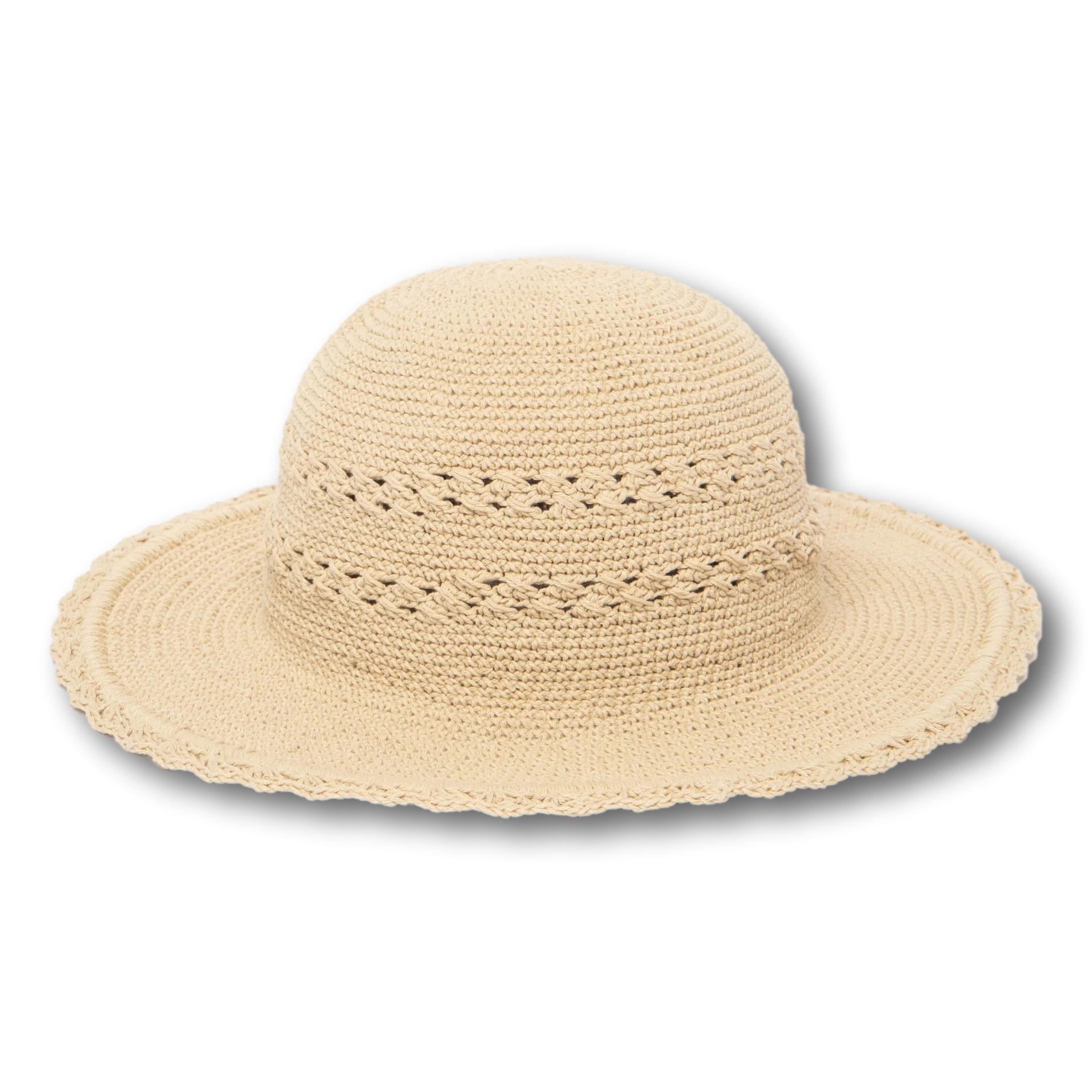 Open Crochet Brimmed Hat :: BeauChapeau Hat Shop